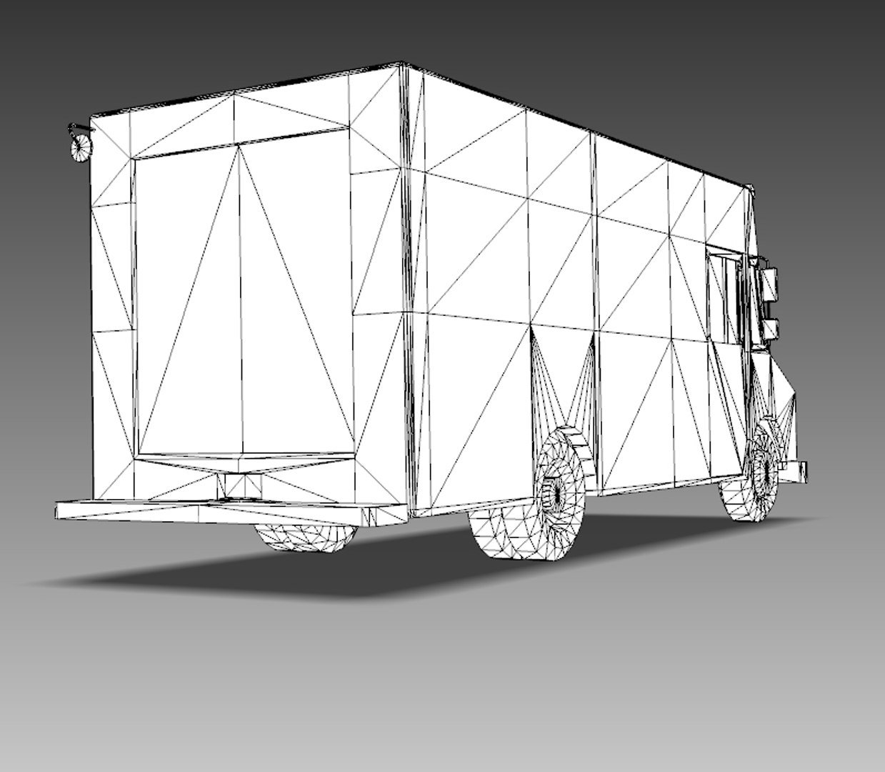 3d step van generic model