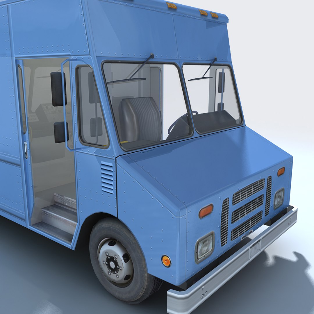 3d Step Van Generic Model