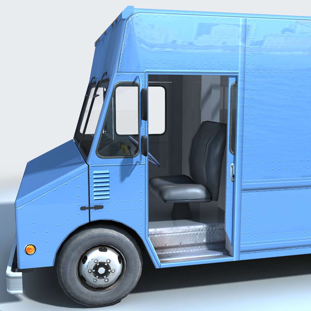 3d Step Van Generic Model