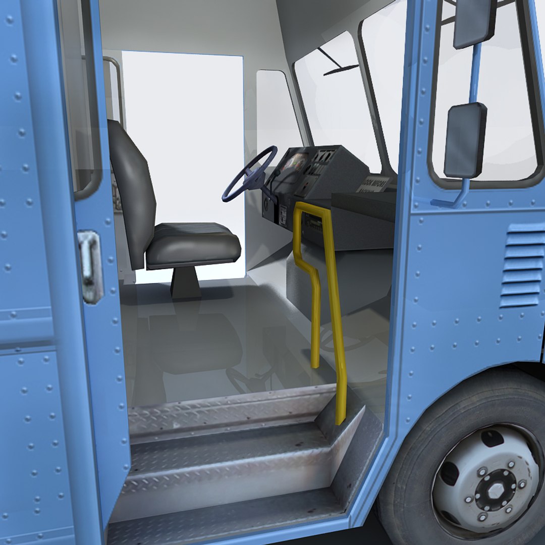 3d Step Van Generic Model