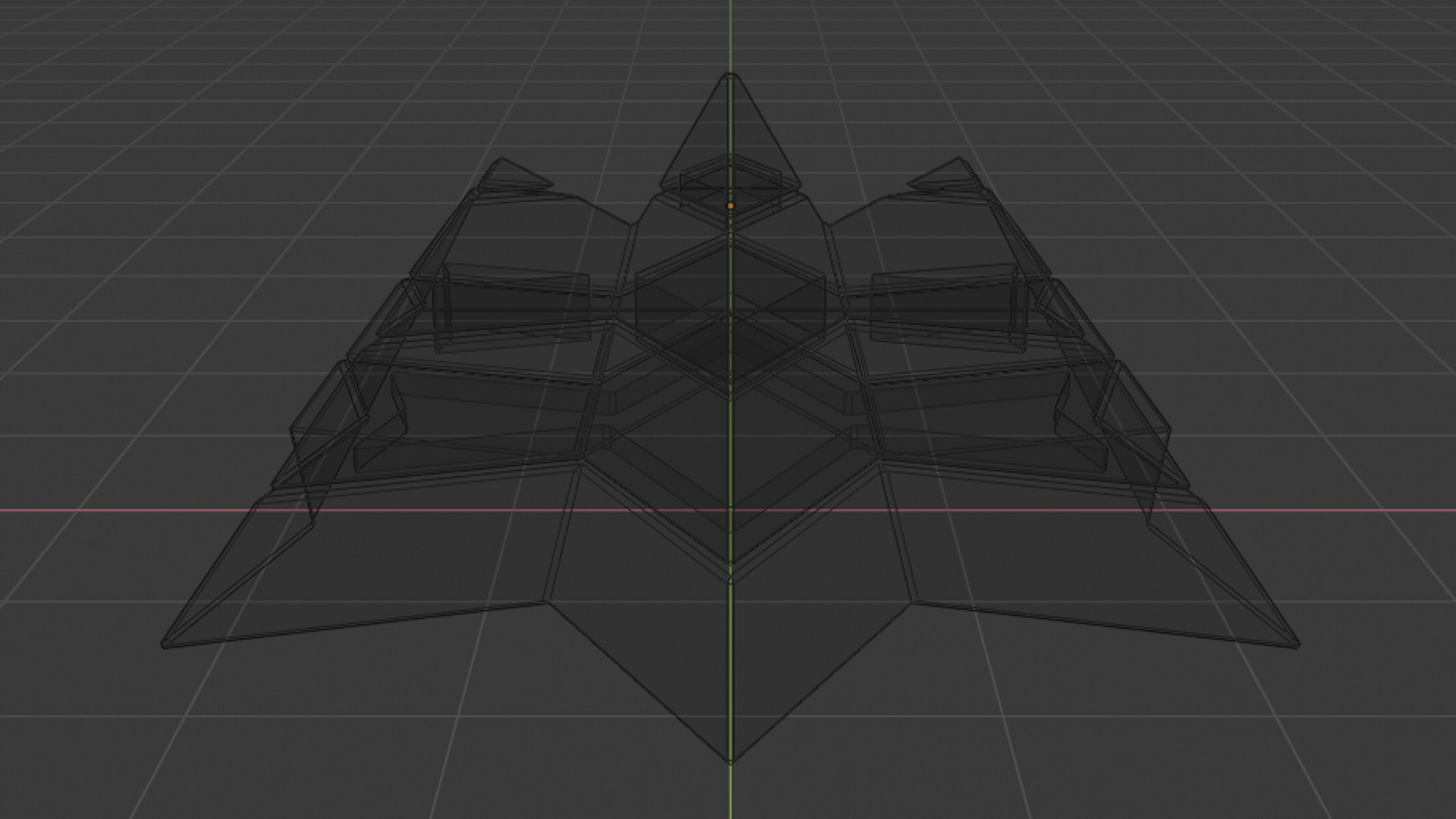 3D Futuristic Pyramidal Build Structure Model - TurboSquid 1594517