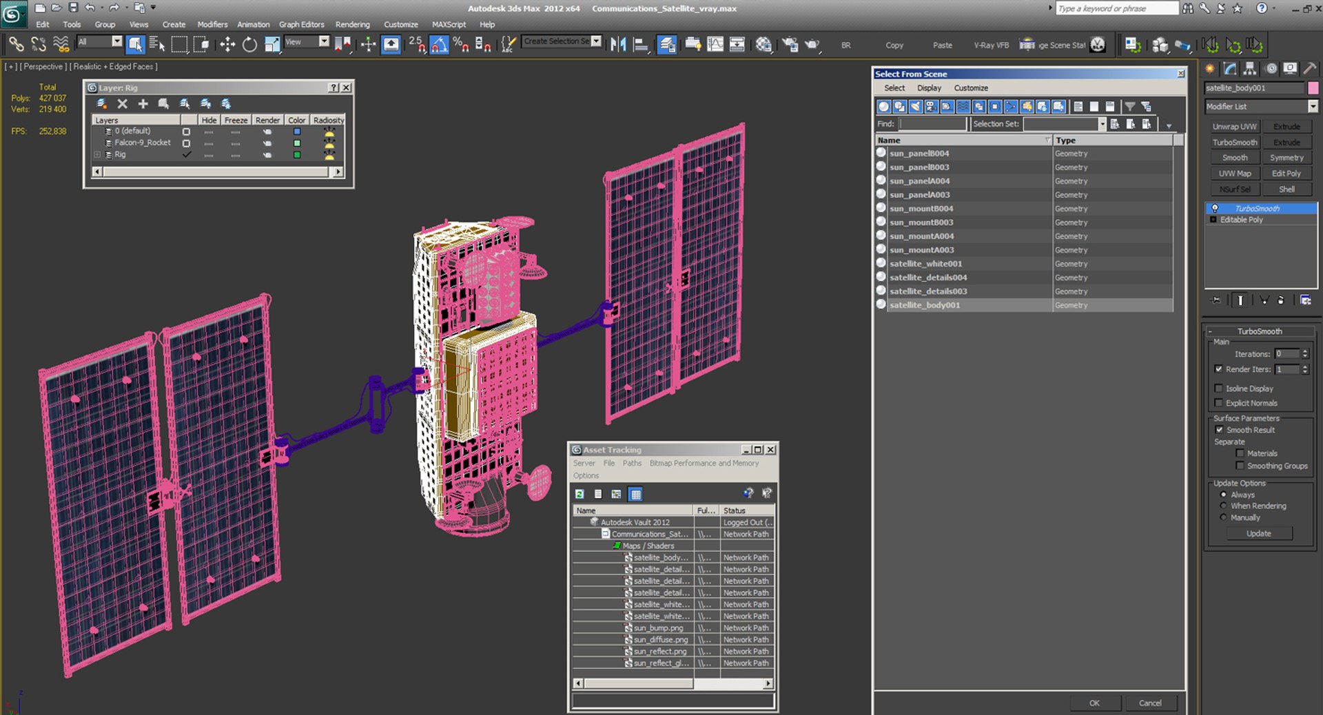 3D Communications Satellite - TurboSquid 1235517