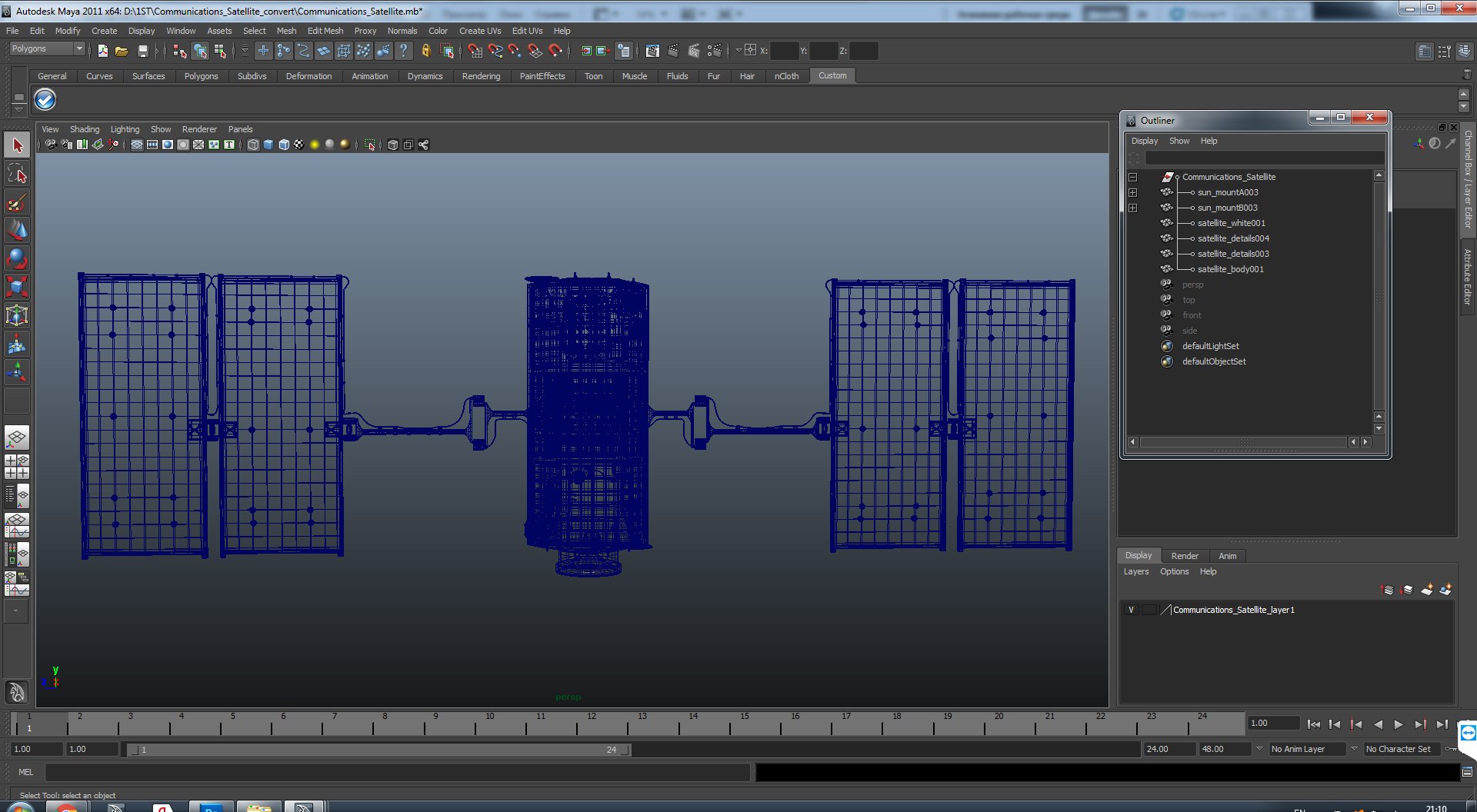 3D Communications Satellite - TurboSquid 1235517