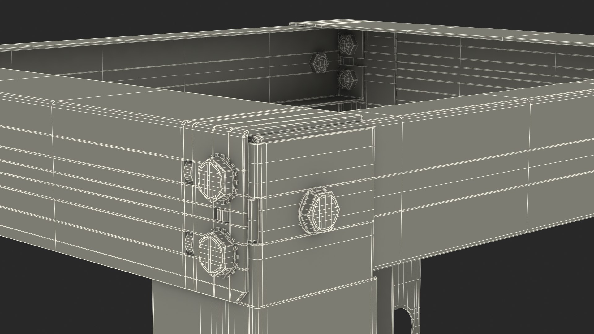 3D Open Frame Server Rack 30U Empty - TurboSquid 1848984