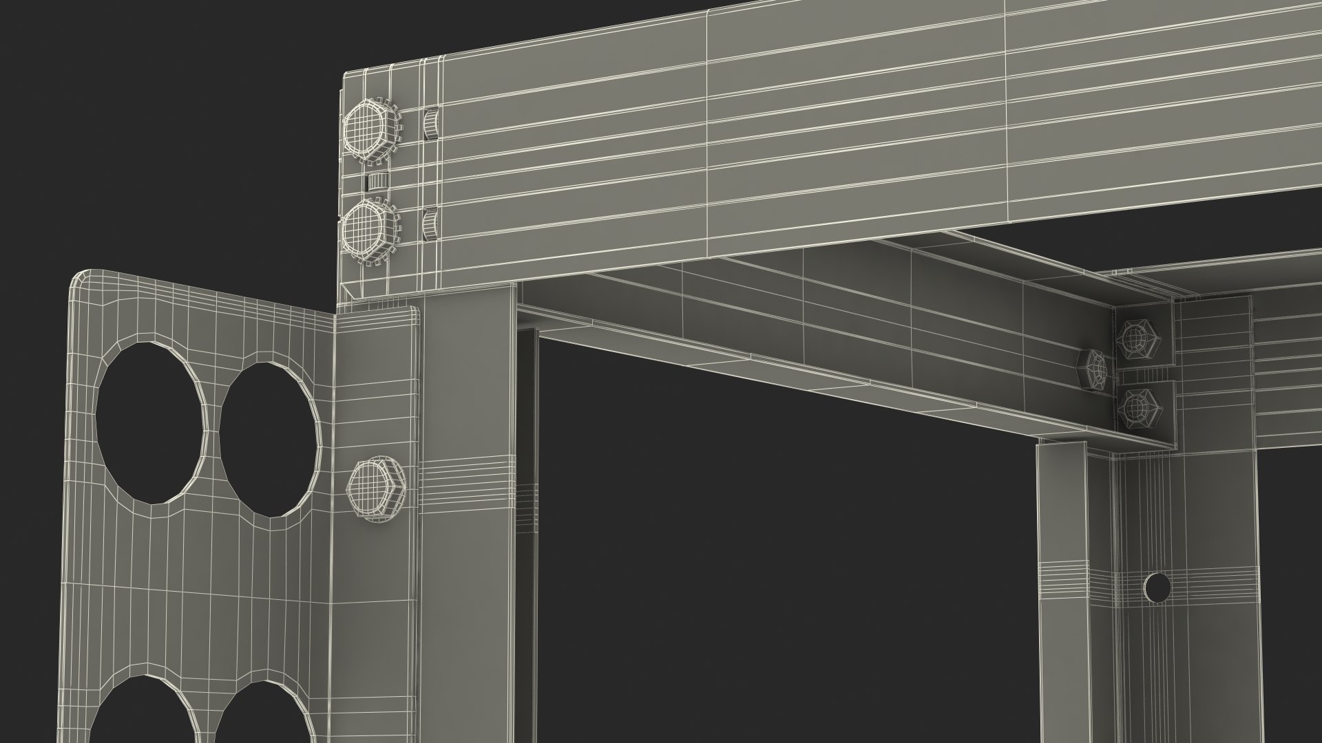 3D Open Frame Server Rack 30U Empty - TurboSquid 1848984