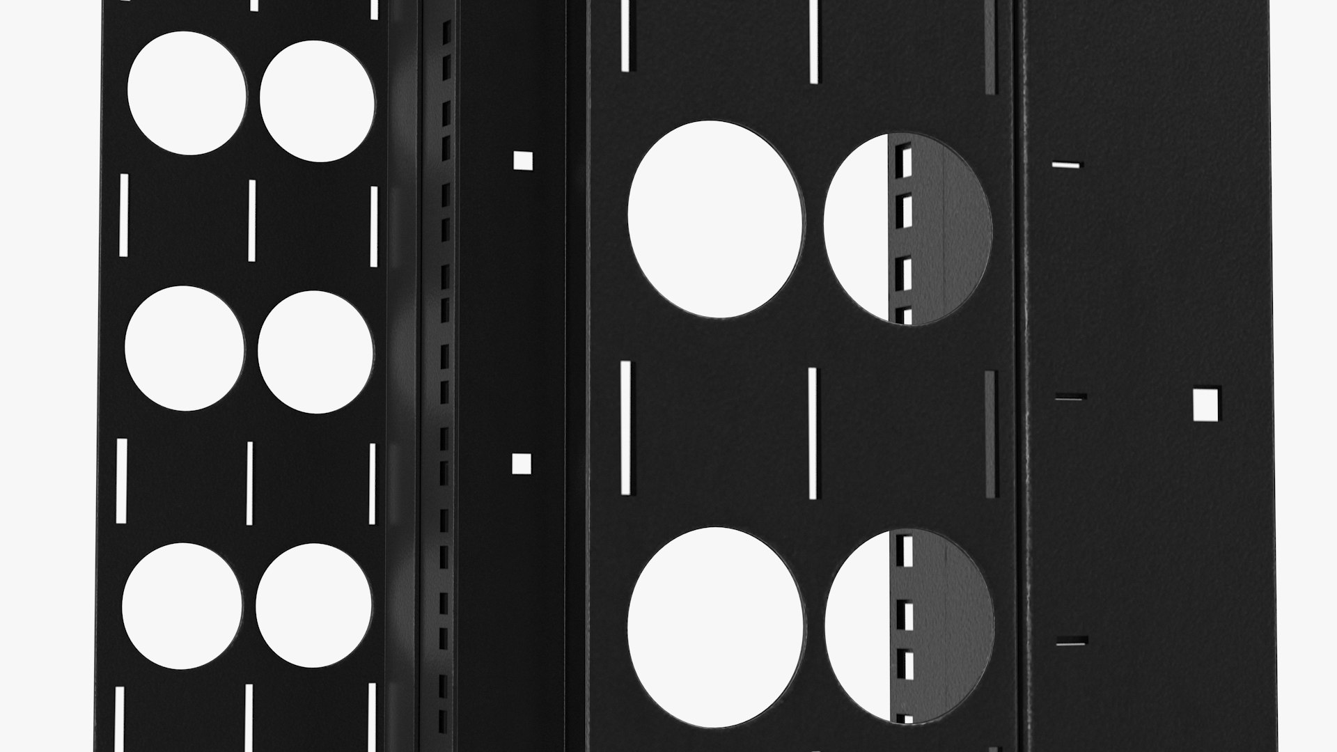 3D Open Frame Server Rack 30U Empty - TurboSquid 1848984