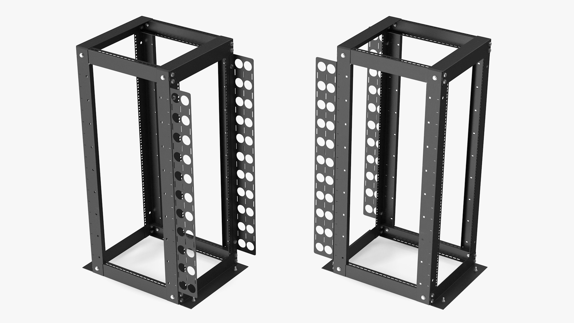 3D Open Frame Server Rack 30U Empty - TurboSquid 1848984