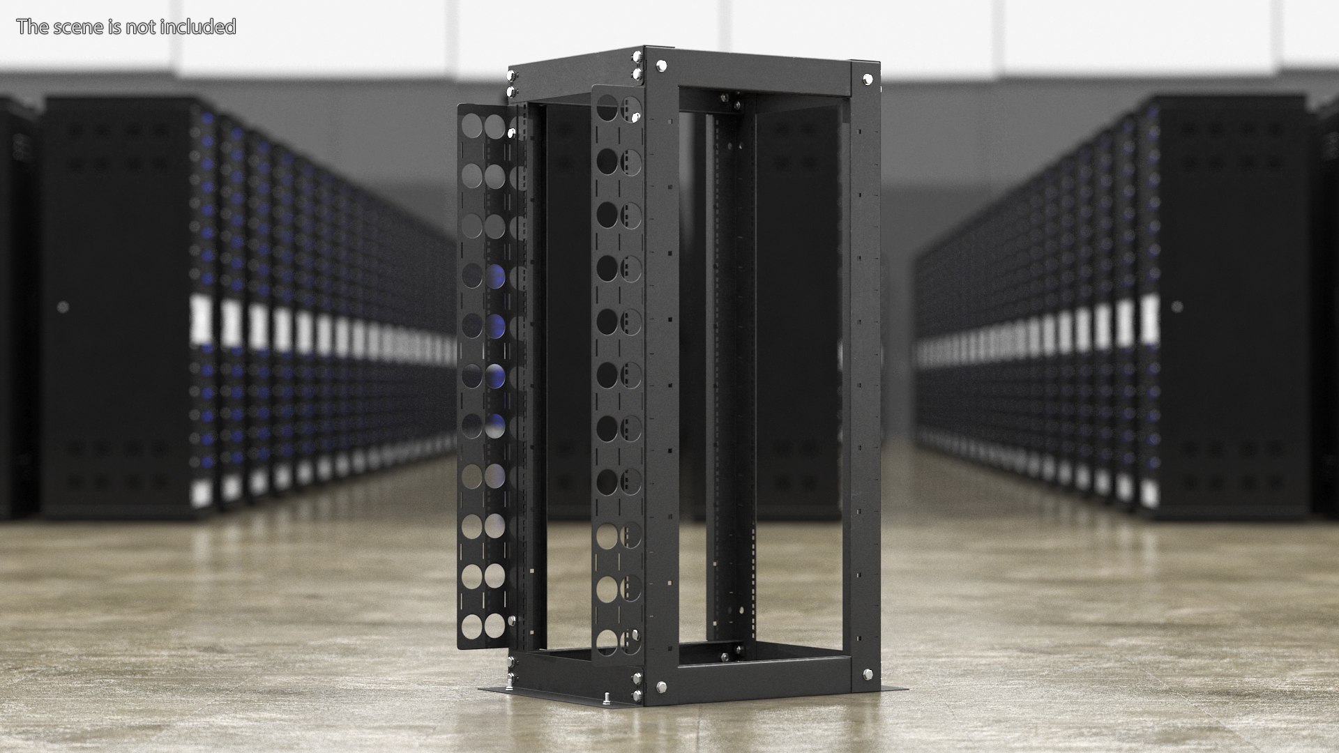 3D Open Frame Server Rack 30U Empty - TurboSquid 1848984