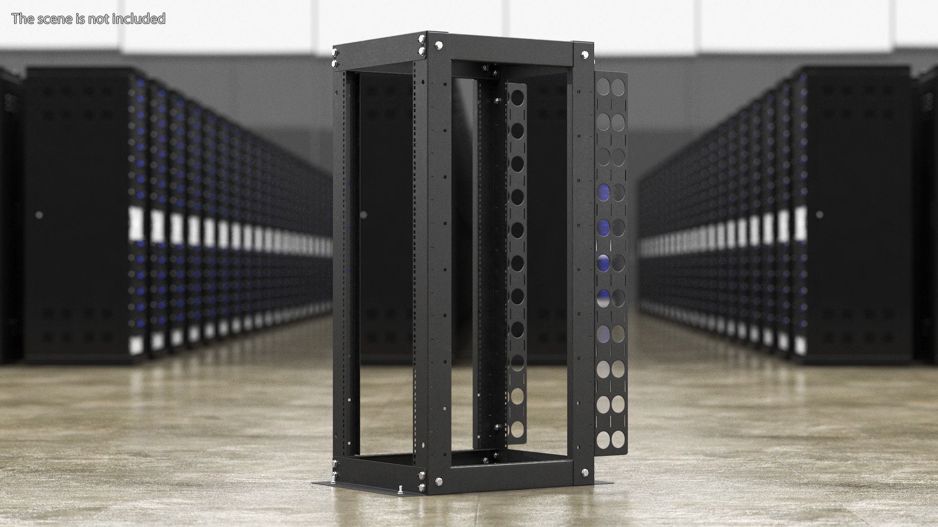 3D Open Frame Server Rack 30U Empty - TurboSquid 1848984