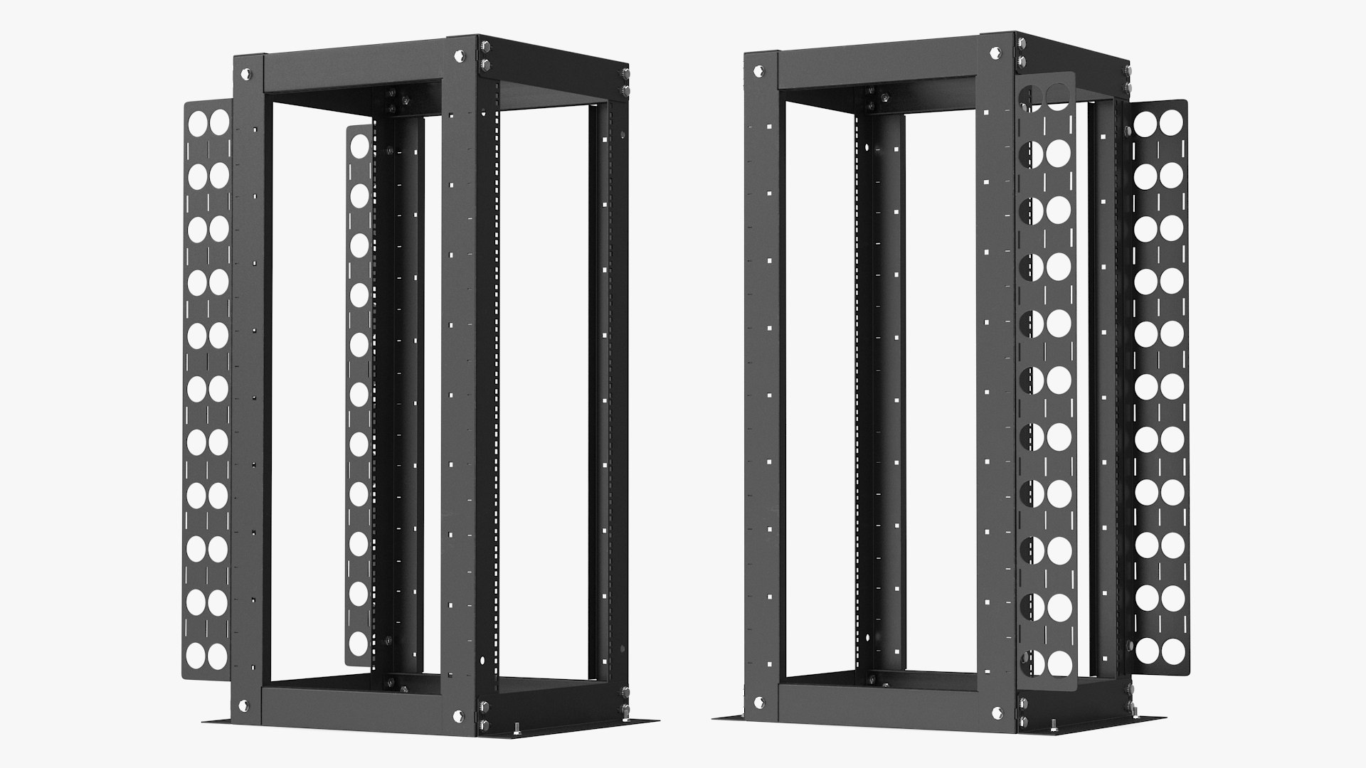 3D Open Frame Server Rack 30U Empty - TurboSquid 1848984