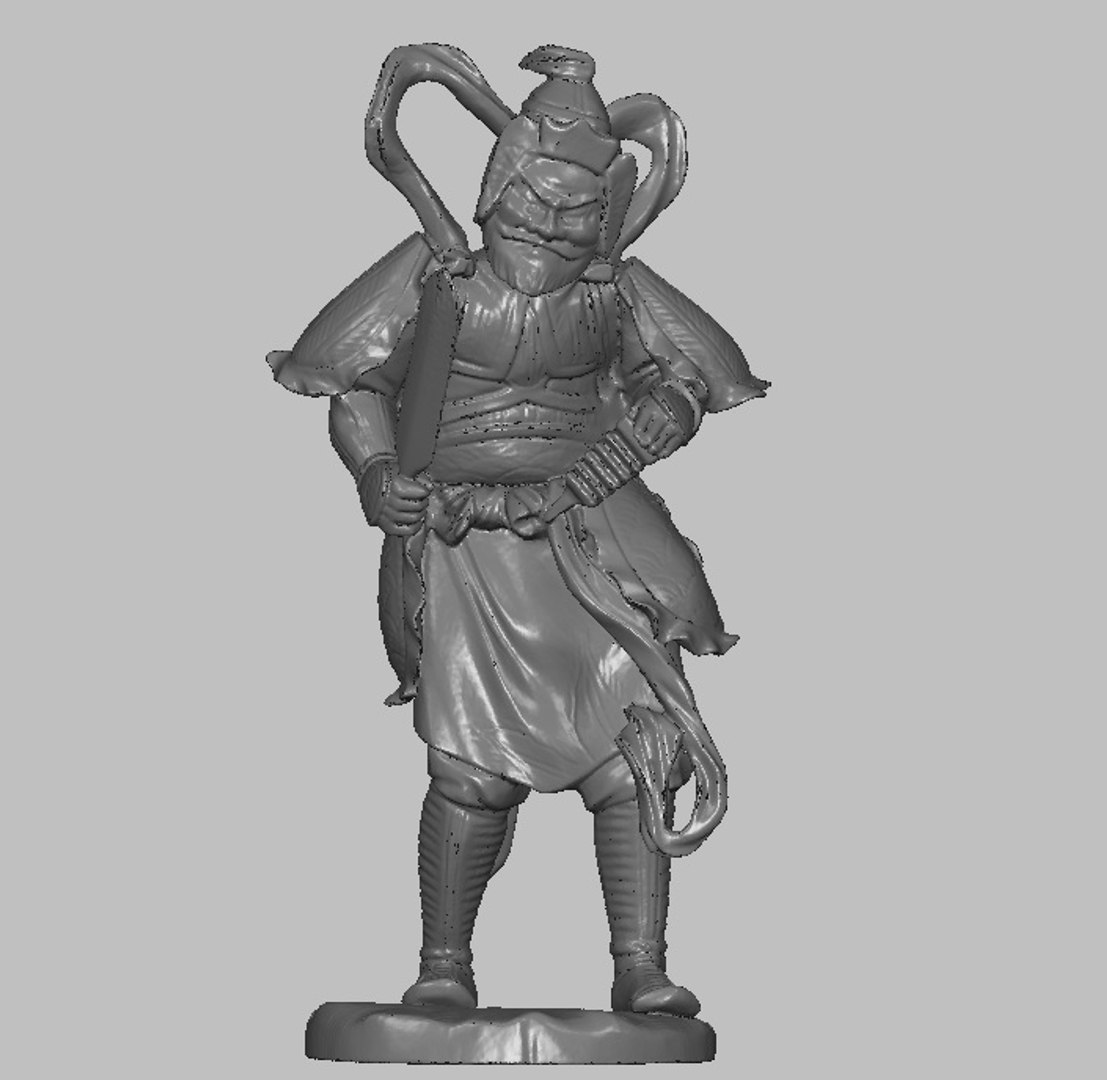 Japanese Samurai Figurine 3D Model - TurboSquid 1391373