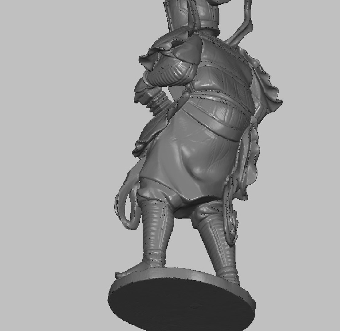 Japanese Samurai Figurine 3D Model - TurboSquid 1391373