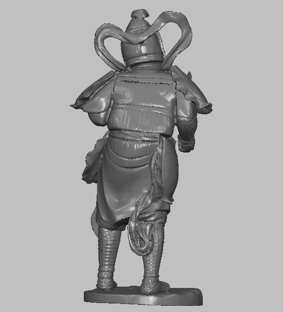 Japanese Samurai Figurine 3D Model - TurboSquid 1391373