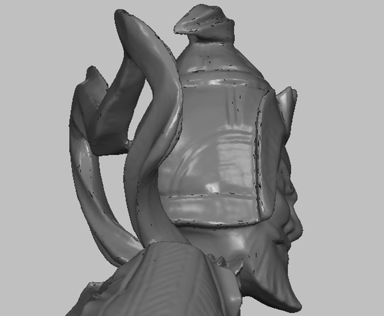 Japanese Samurai Figurine 3D Model - TurboSquid 1391373
