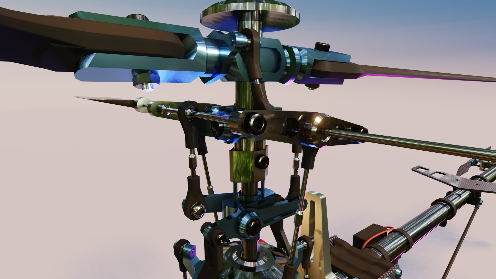 3D helicopter blender rudder - TurboSquid 1504657