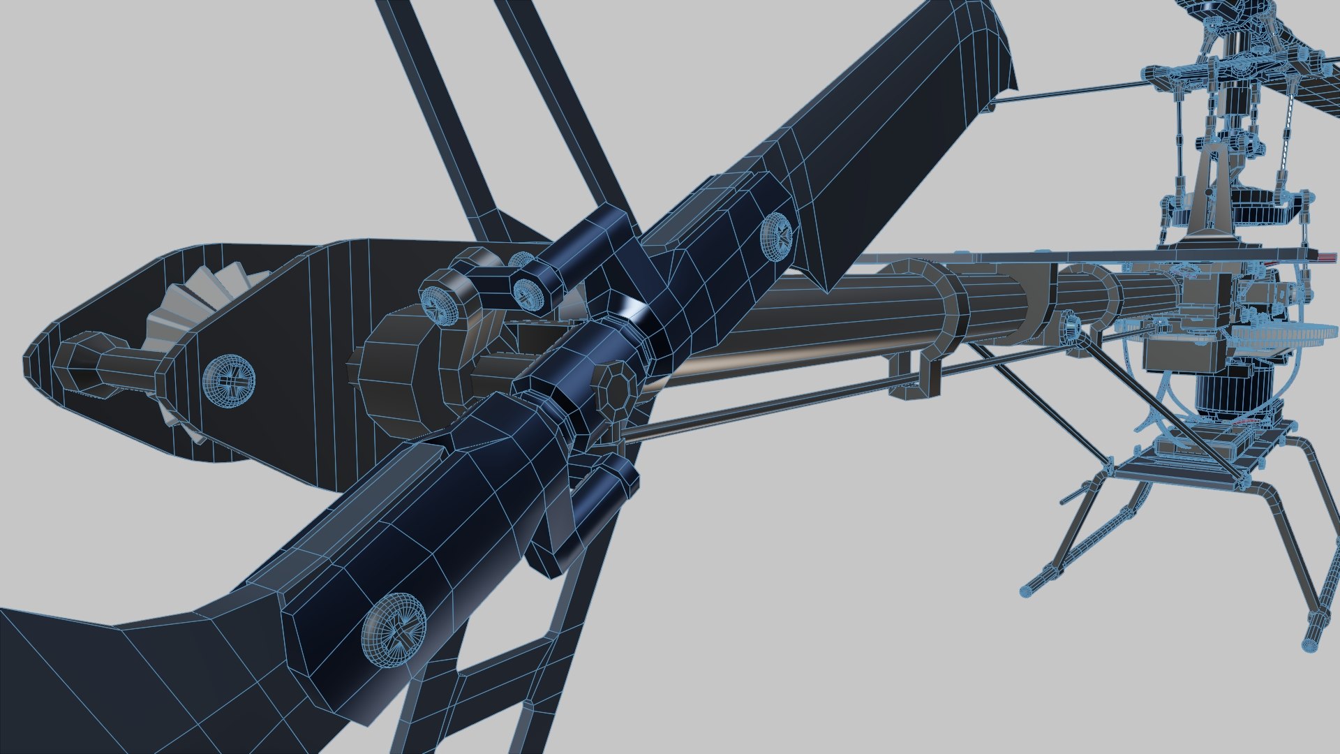 3D helicopter blender rudder - TurboSquid 1504657