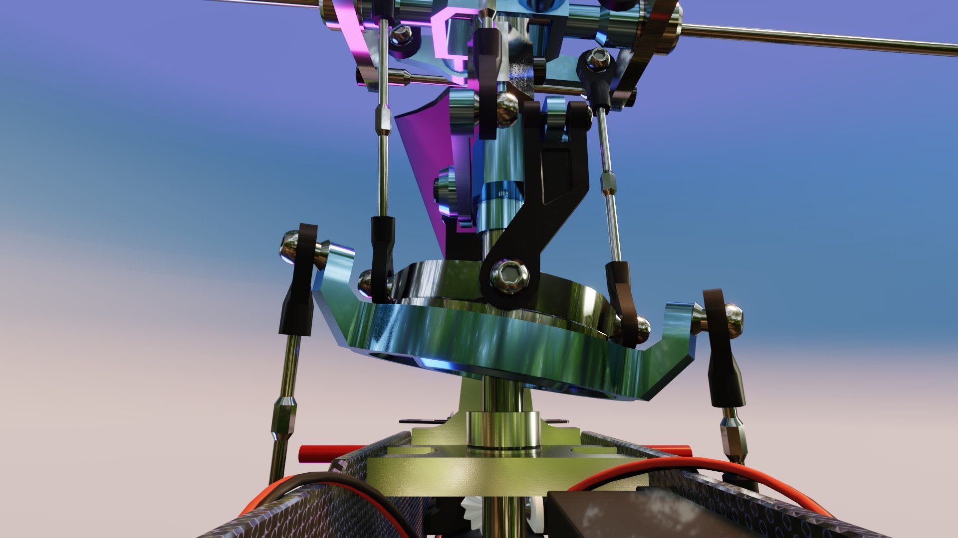 3D Helicopter Blender Rudder - TurboSquid 1504657