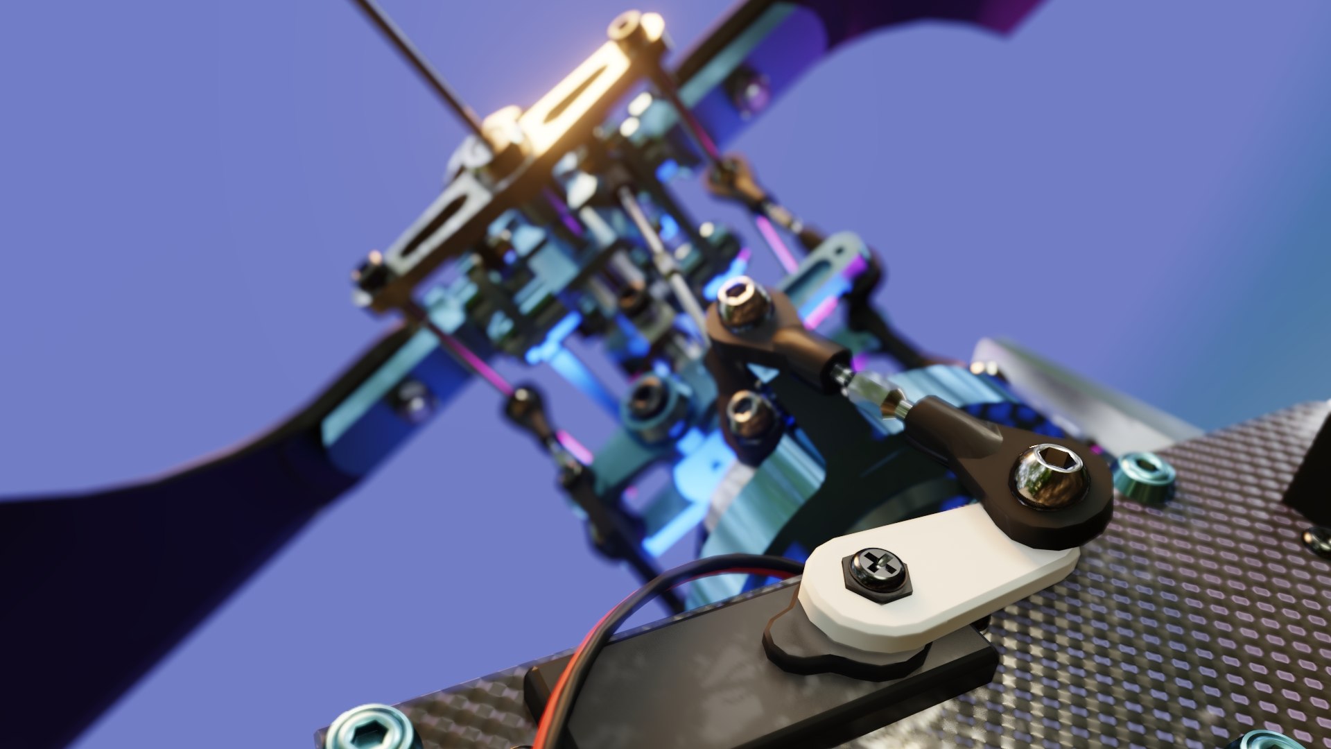 3D Helicopter Blender Rudder - TurboSquid 1504657