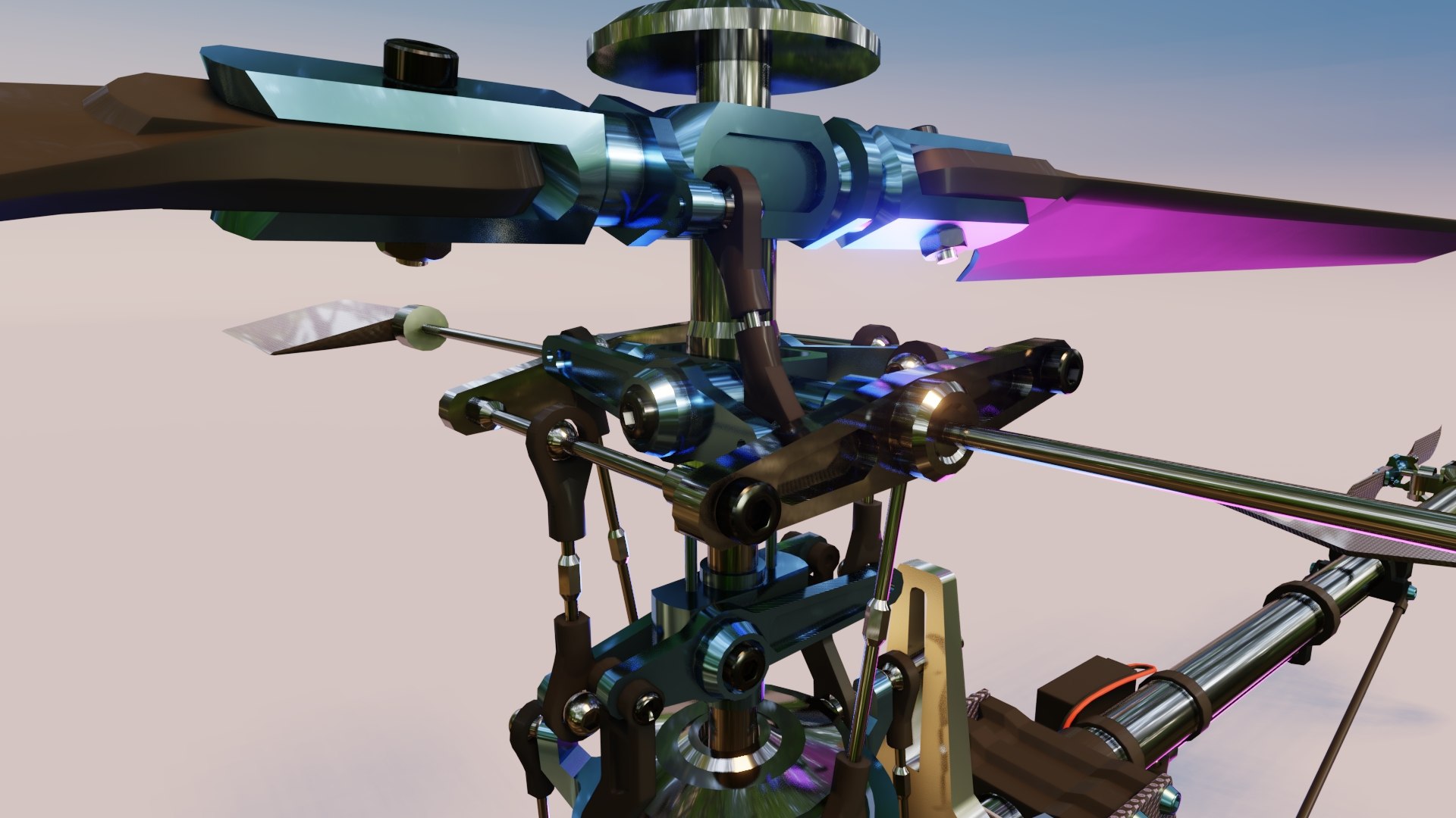 3D helicopter blender rudder - TurboSquid 1504657