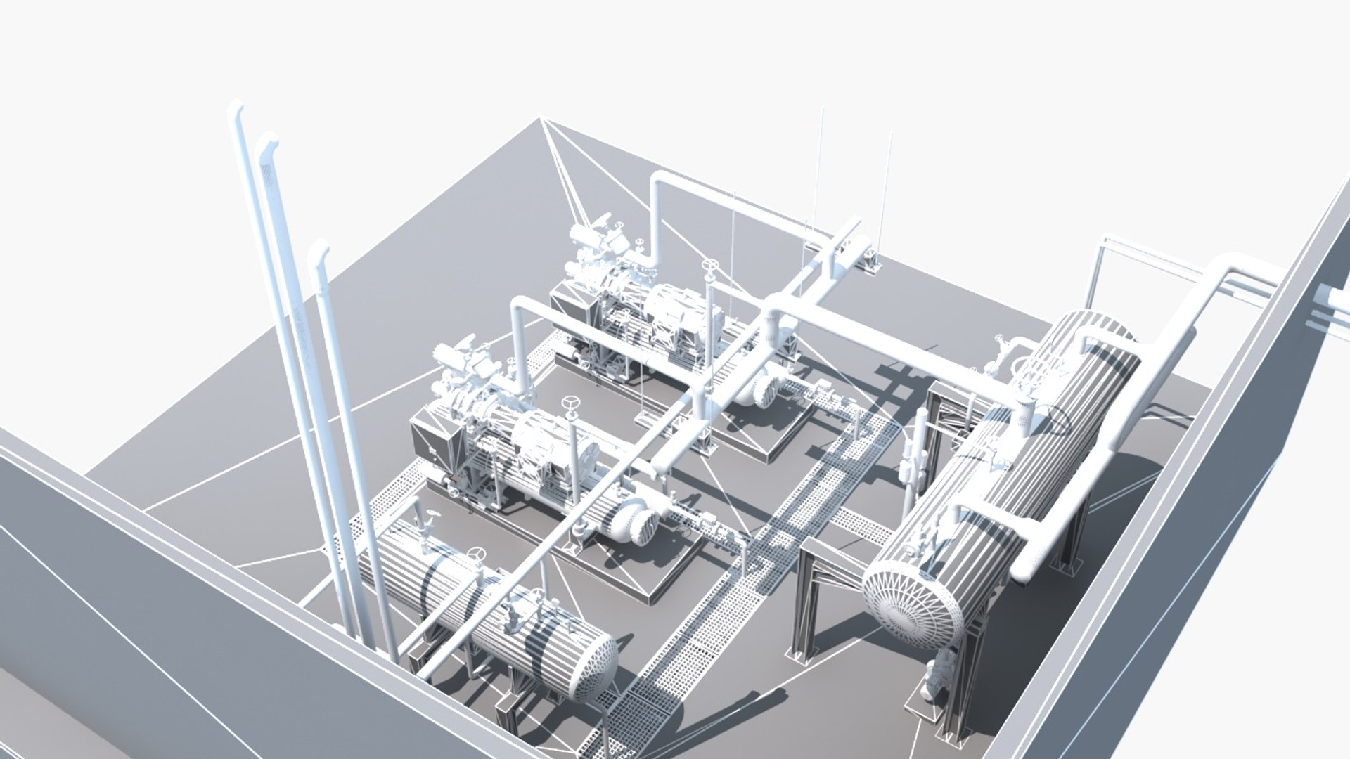 3D Model Refrigeration Equipment - TurboSquid 2210378