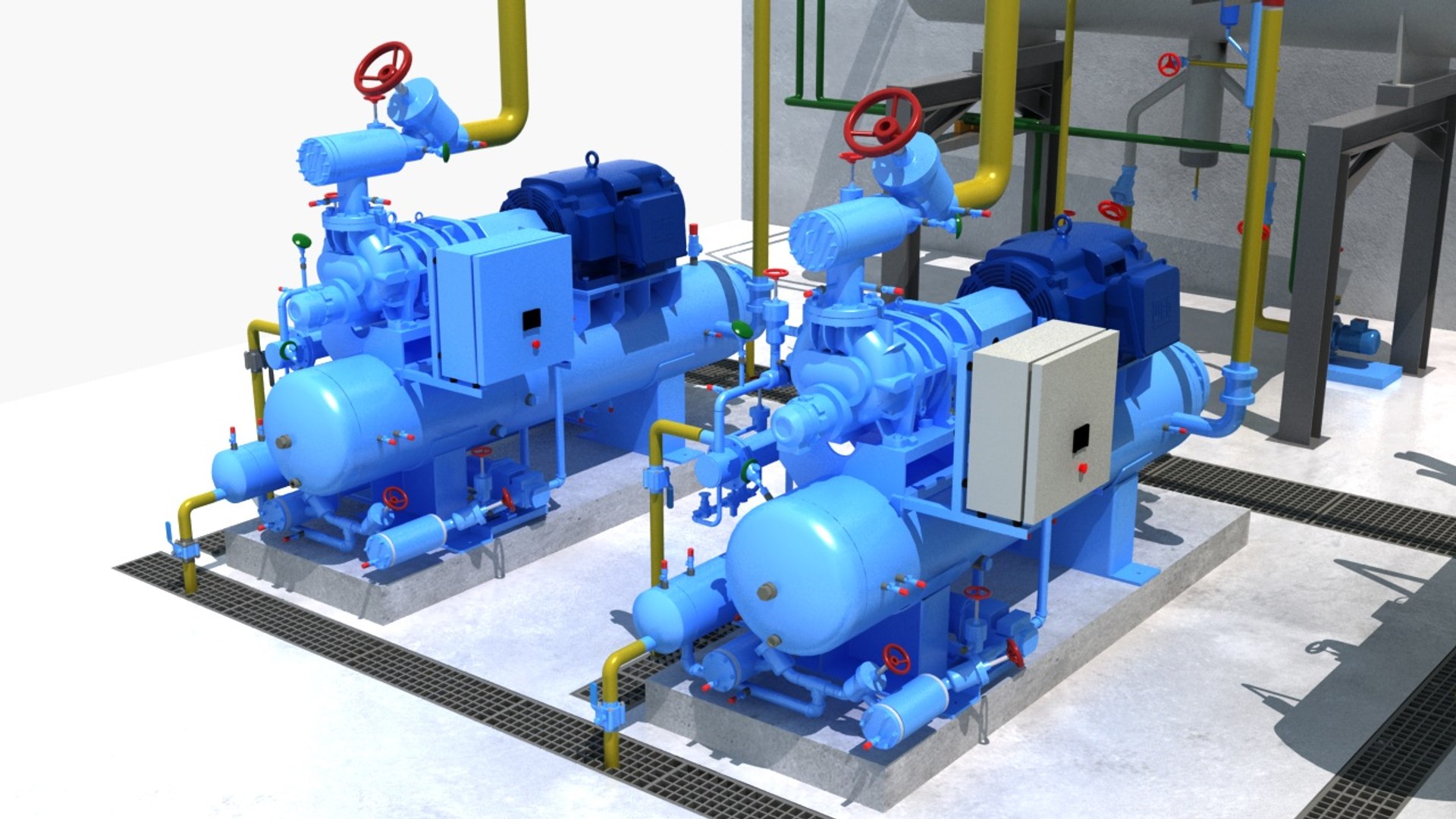 3D Model Refrigeration Equipment - TurboSquid 2210378