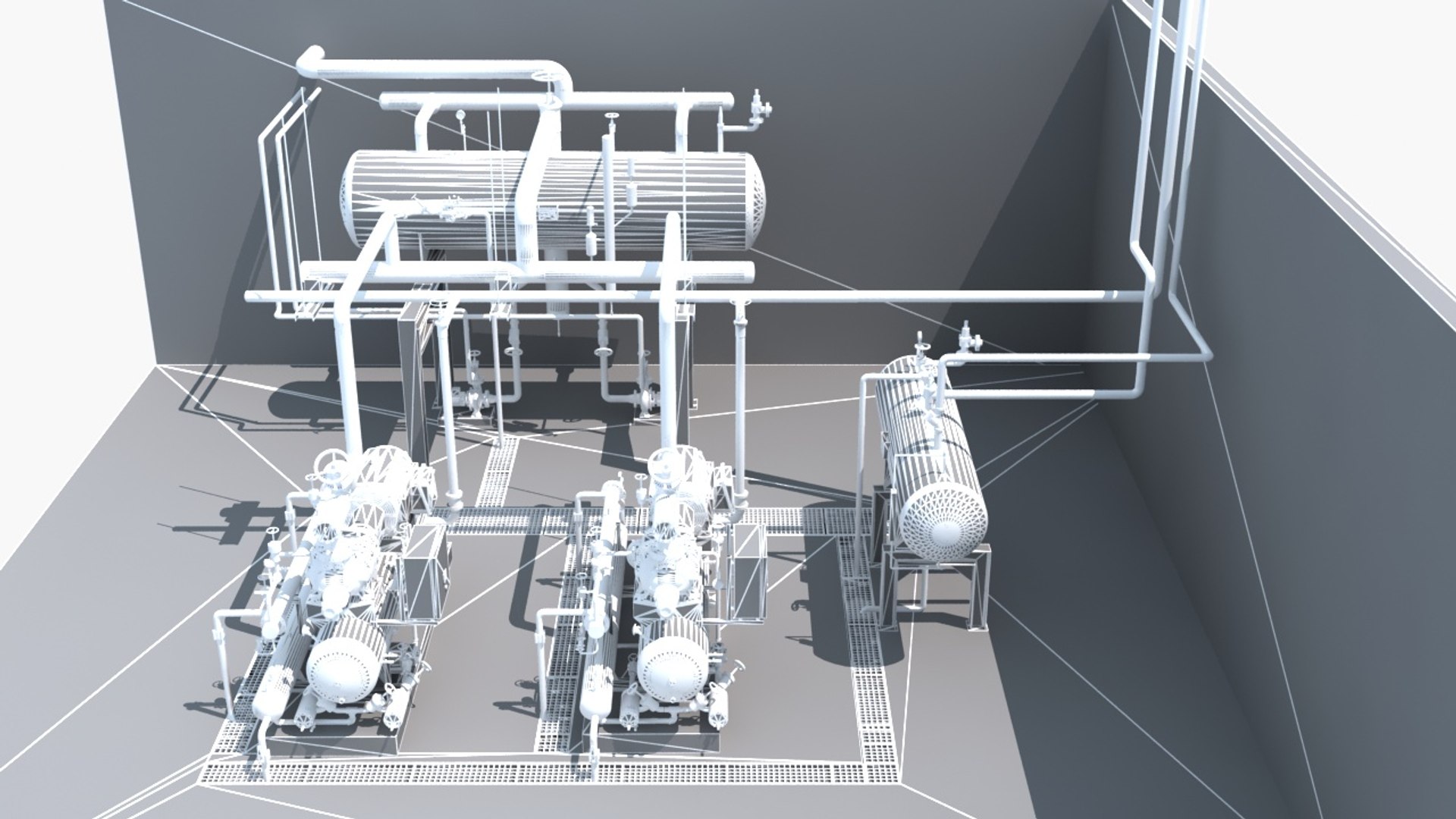 3D Model Refrigeration Equipment - TurboSquid 2210378