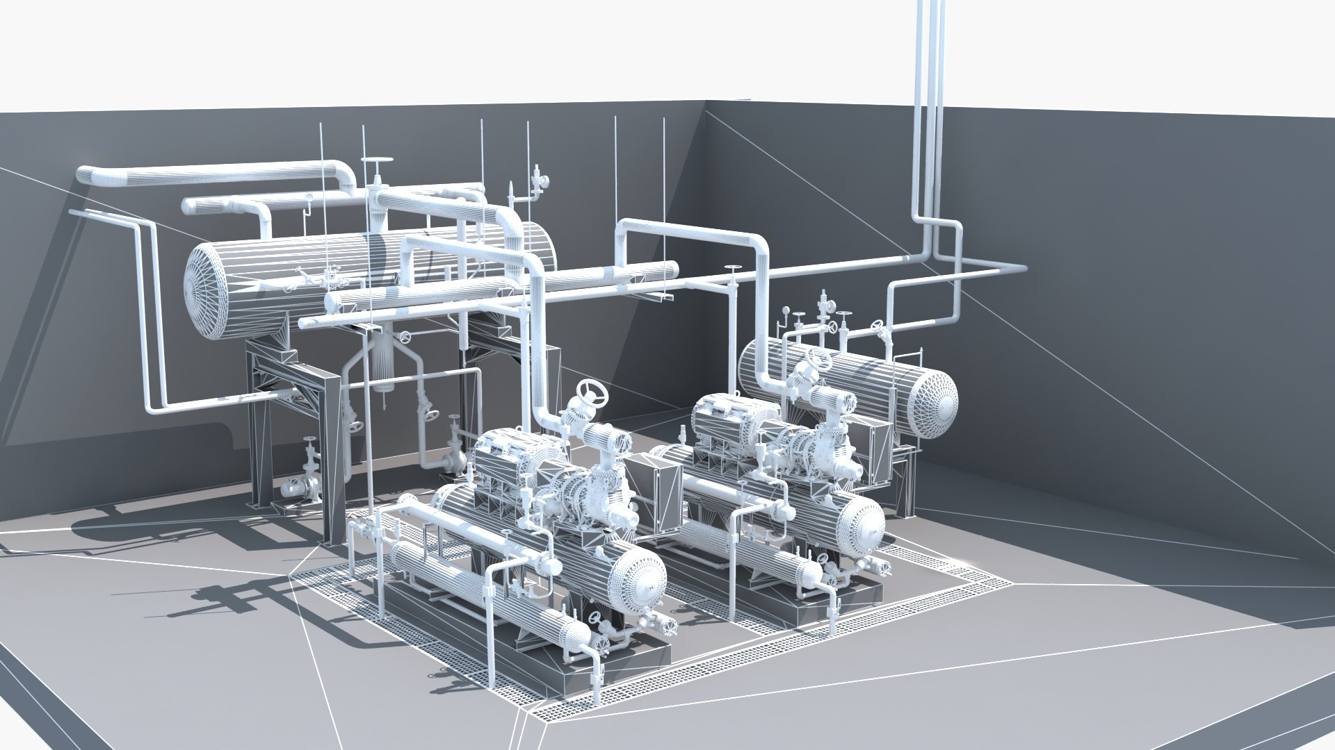 3D Model Refrigeration Equipment - TurboSquid 2210378