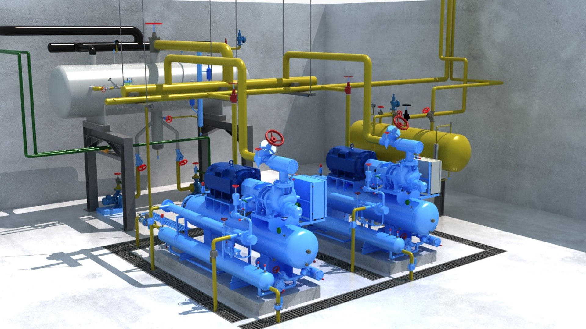 3D Model Refrigeration Equipment - TurboSquid 2210378