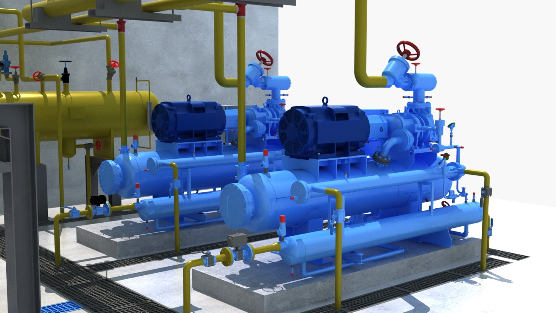 3D Model Refrigeration Equipment - TurboSquid 2210378