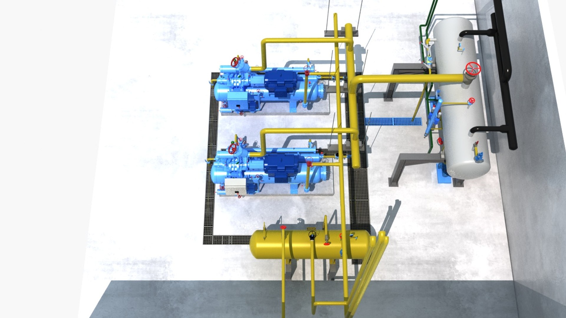 3D Model Refrigeration Equipment - TurboSquid 2210378