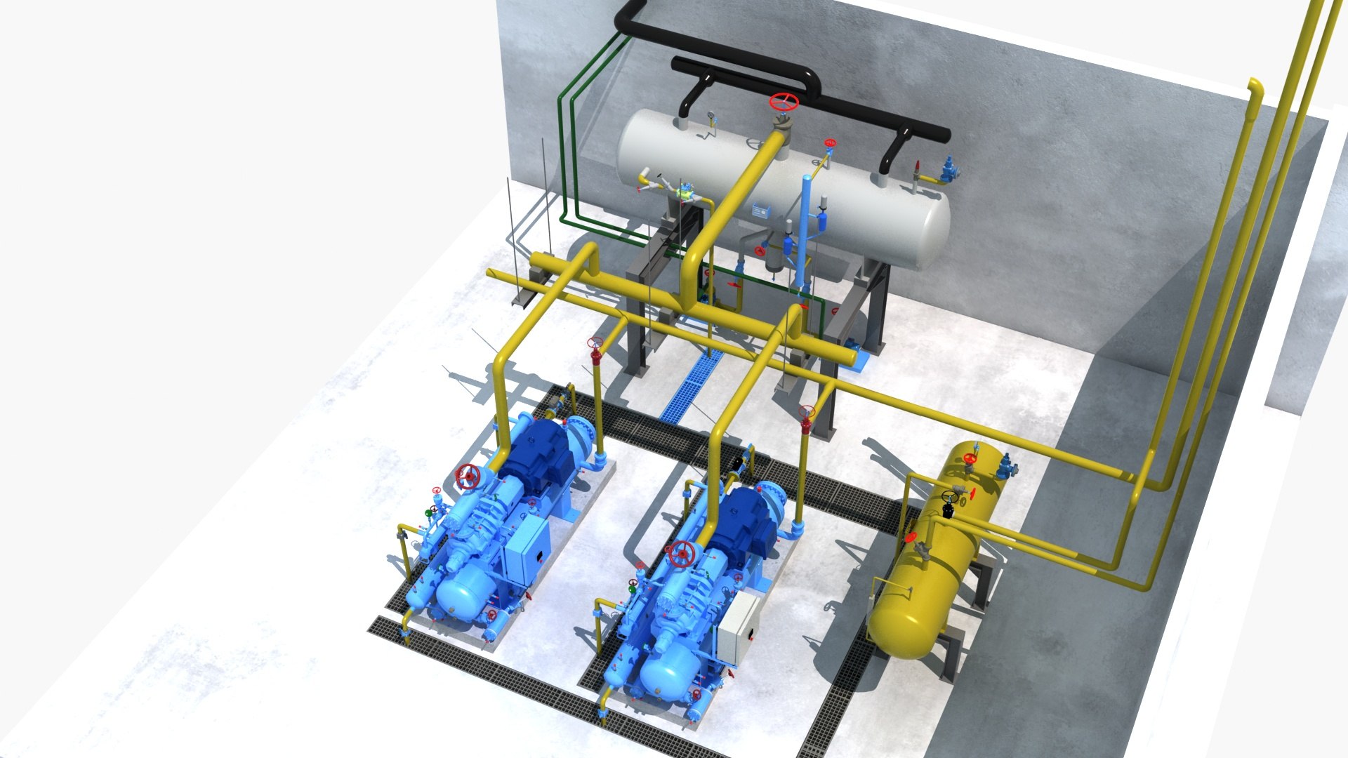 3D Model Refrigeration Equipment - TurboSquid 2210378