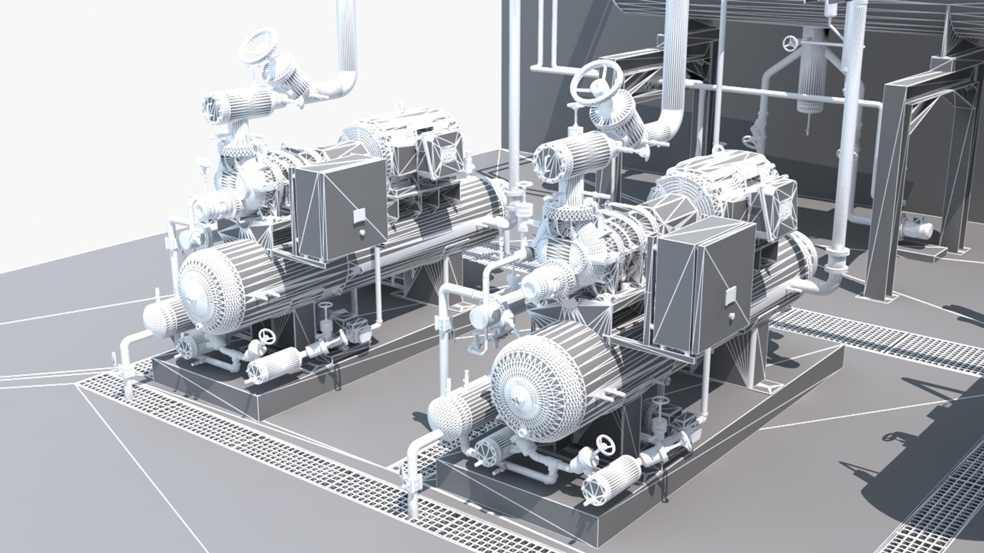 3D Model Refrigeration Equipment - TurboSquid 2210378