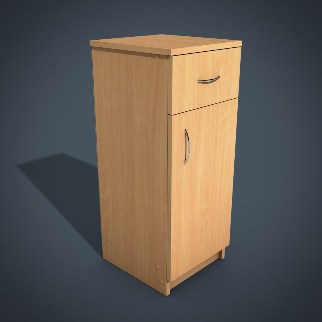 3d nightstand photorealistic