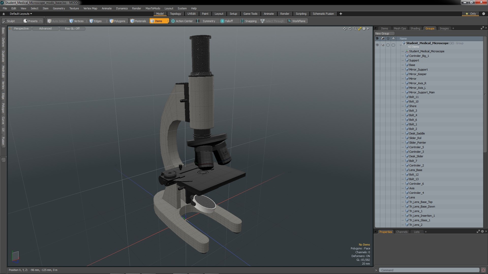 Student Medical Microscope 3D Model - TurboSquid 2139743