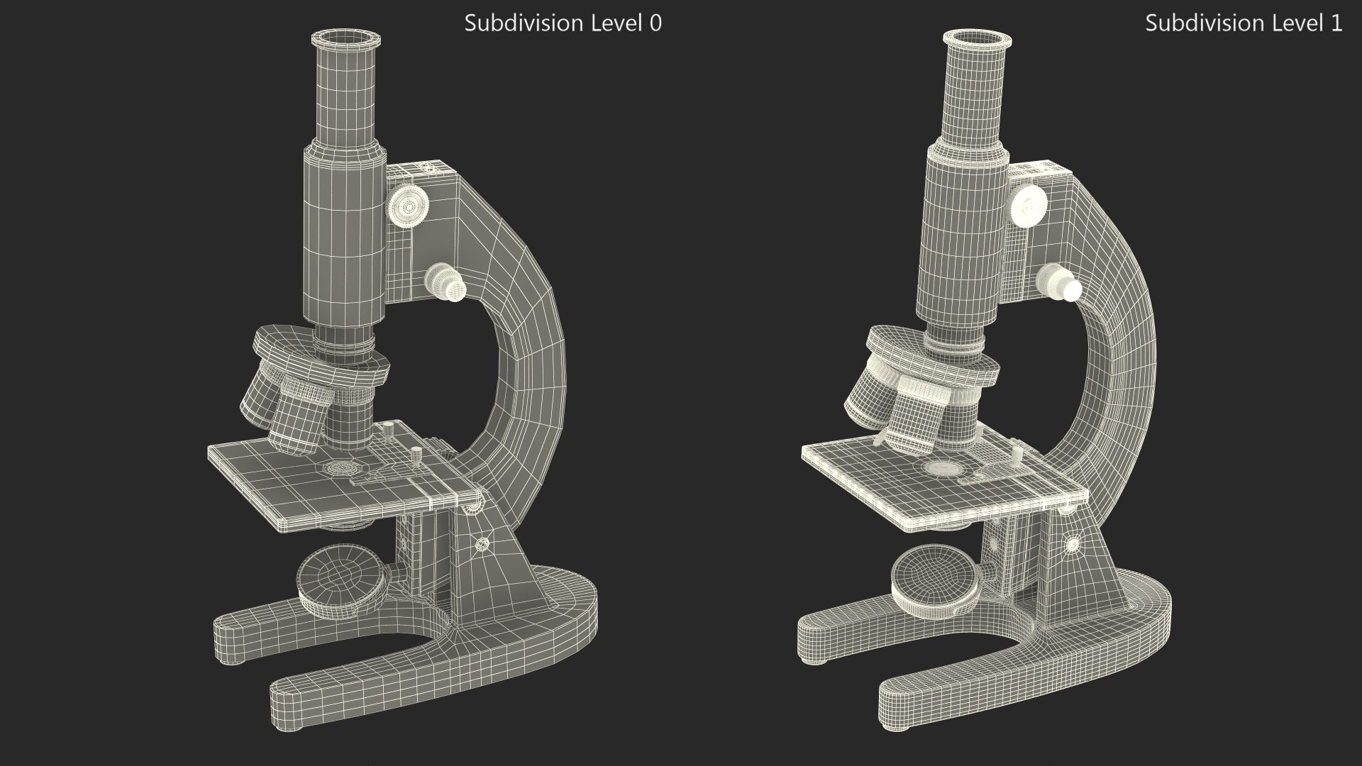 Student Medical Microscope 3D Model - TurboSquid 2139743