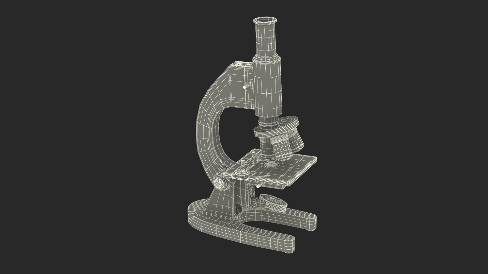 Student Medical Microscope 3D Model - TurboSquid 2139743