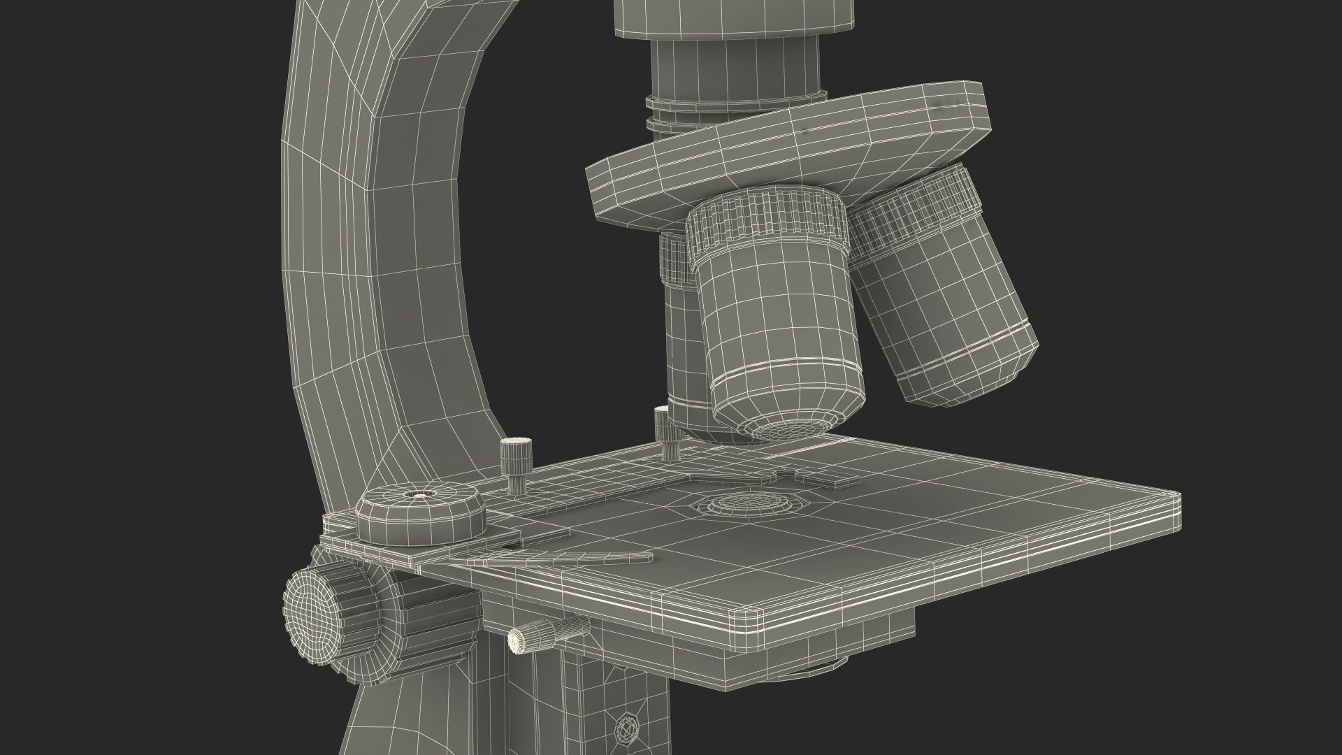 Student Medical Microscope 3D Model - TurboSquid 2139743