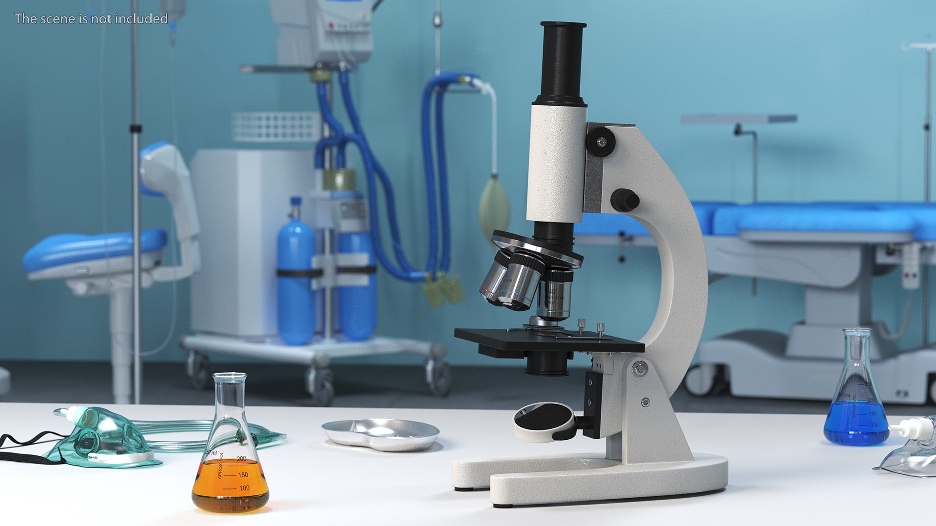 Student Medical Microscope 3D Model - TurboSquid 2139743