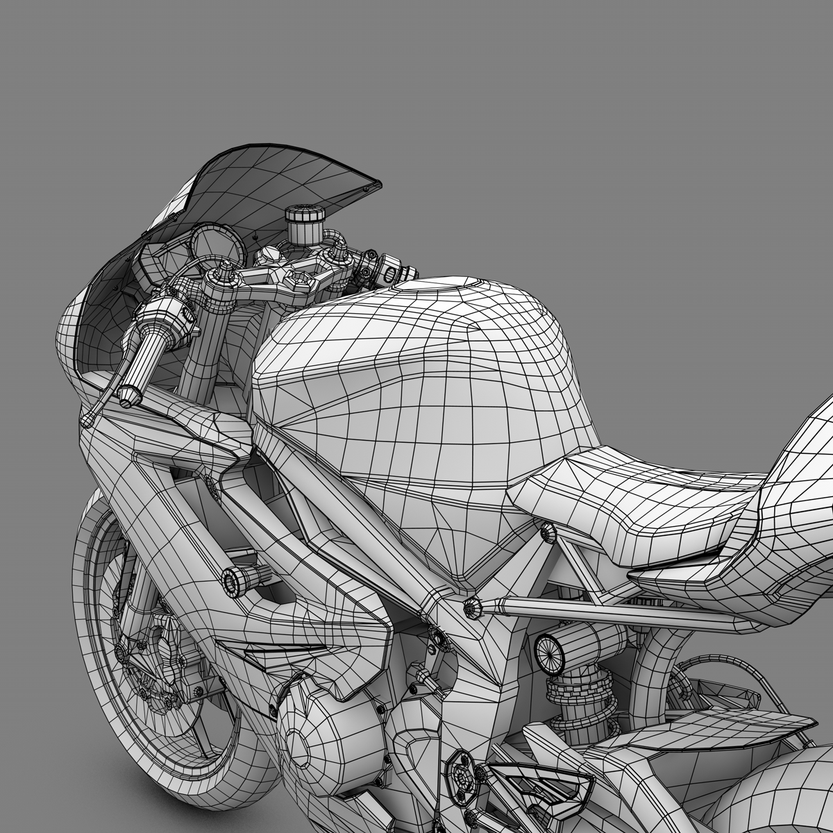 3d model daytona 675 triumph bikes