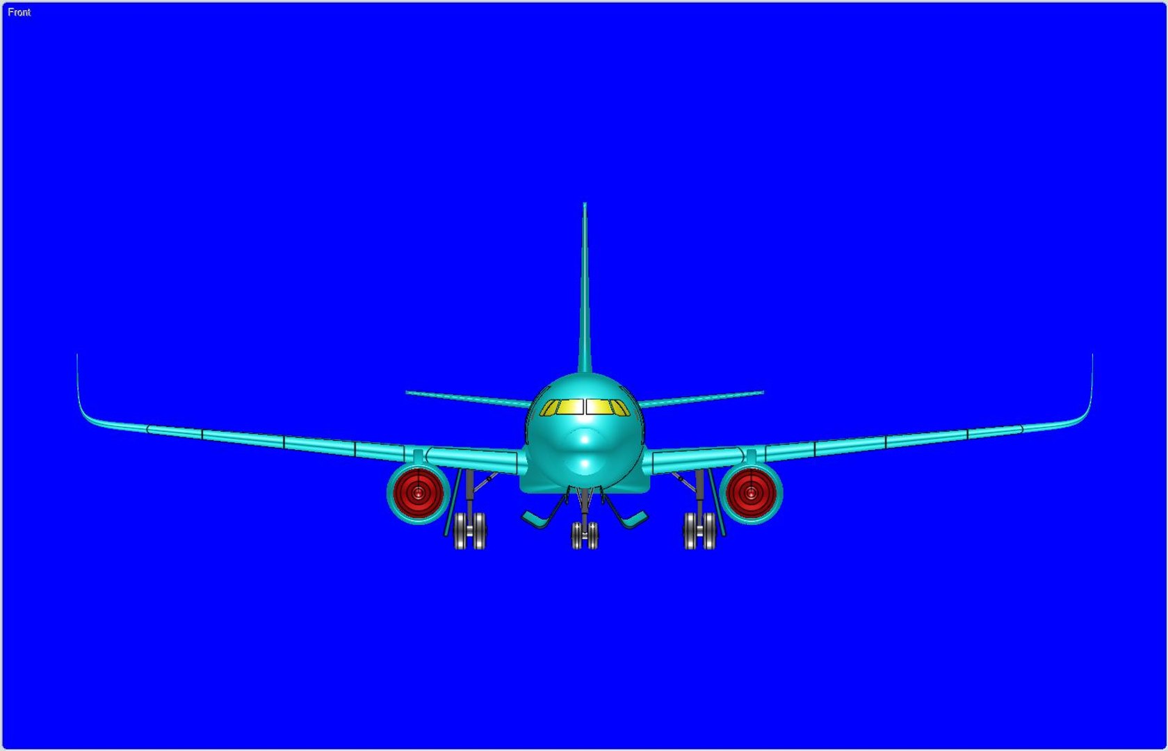 3ds Max Airbus A321 Sharklet Aircraft