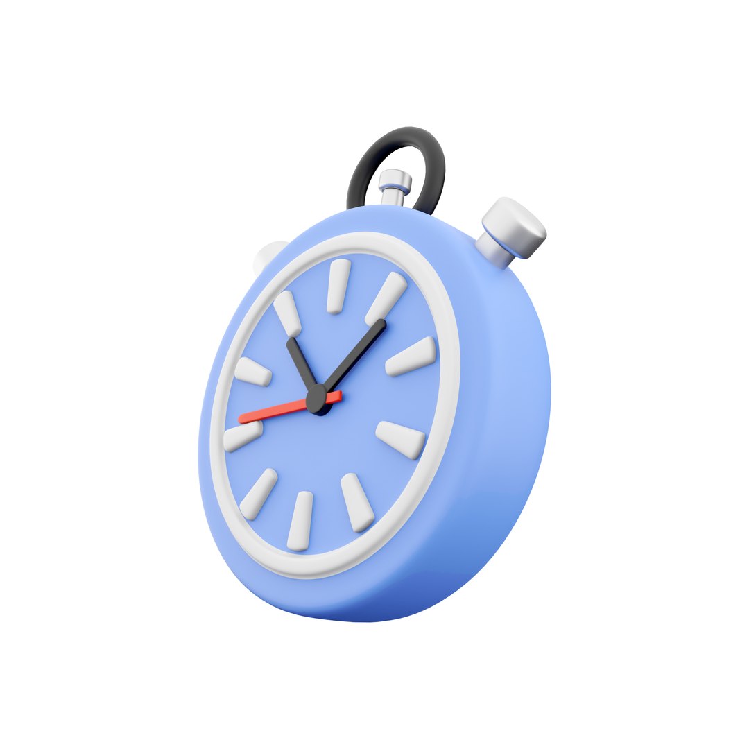 3D timer display icon - TurboSquid 2045904