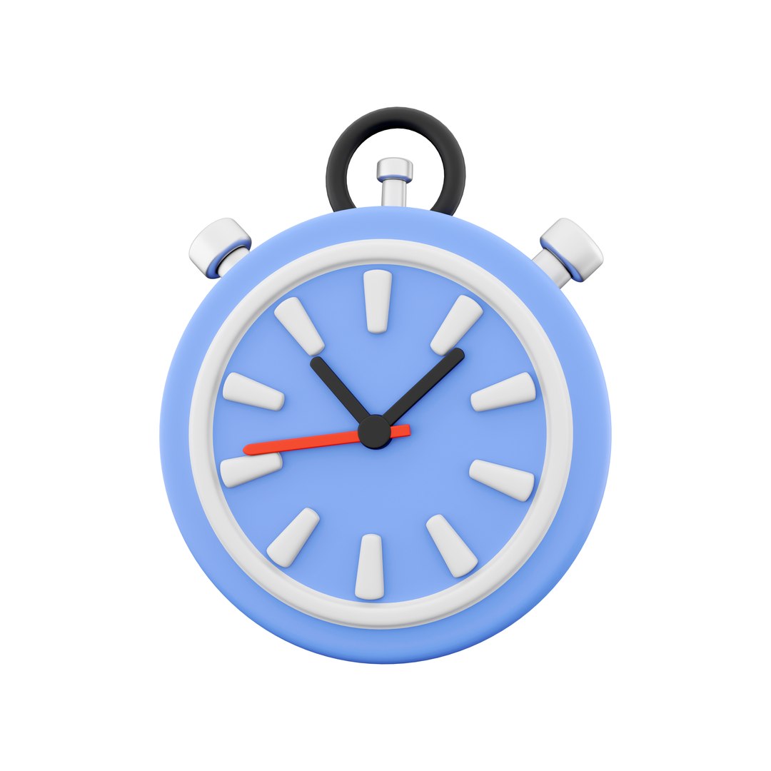 3D timer display icon - TurboSquid 2045904