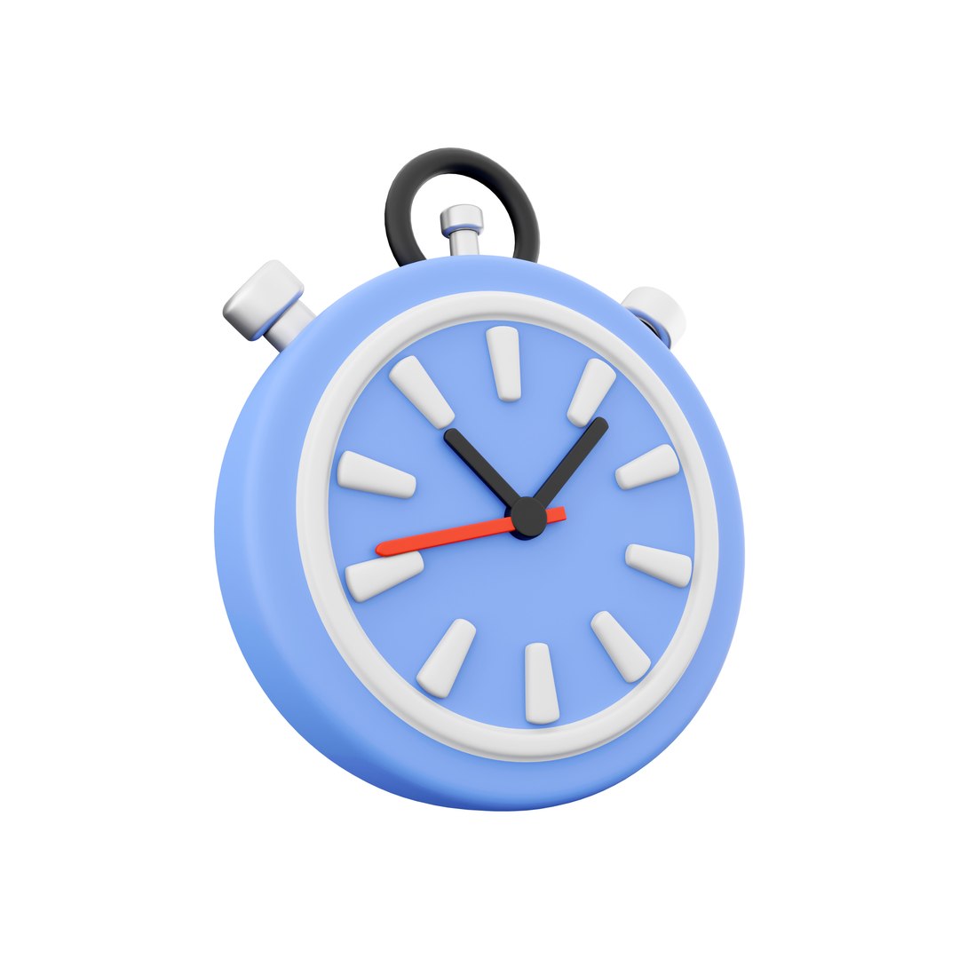 3D timer display icon - TurboSquid 2045904