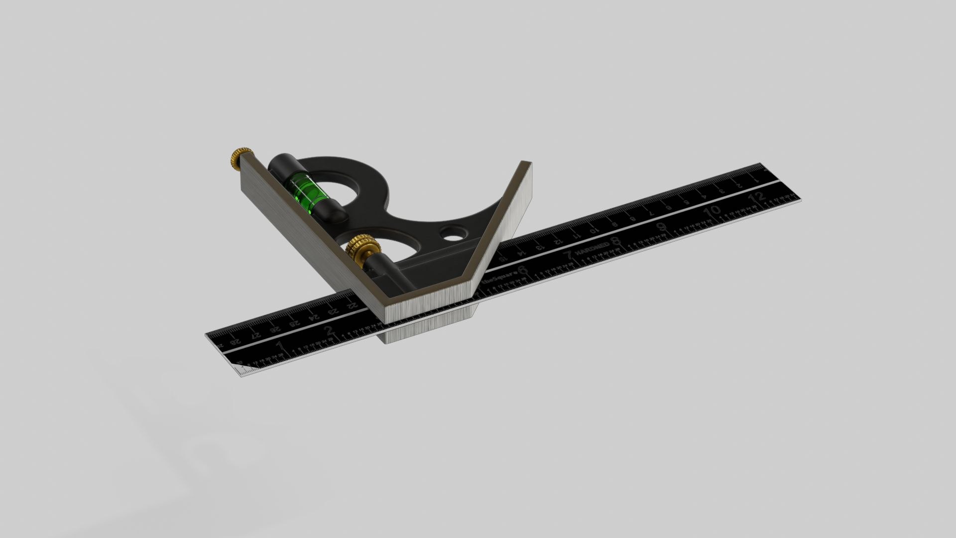 Combination Square Model - TurboSquid 1920372