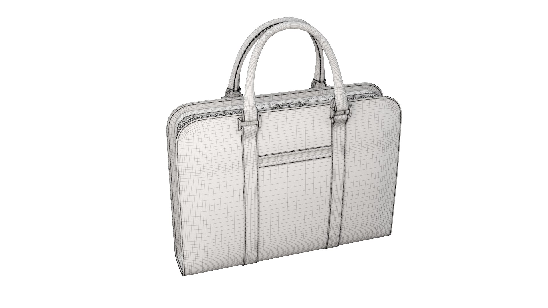 3D Leather Briefcase Model - TurboSquid 1505380