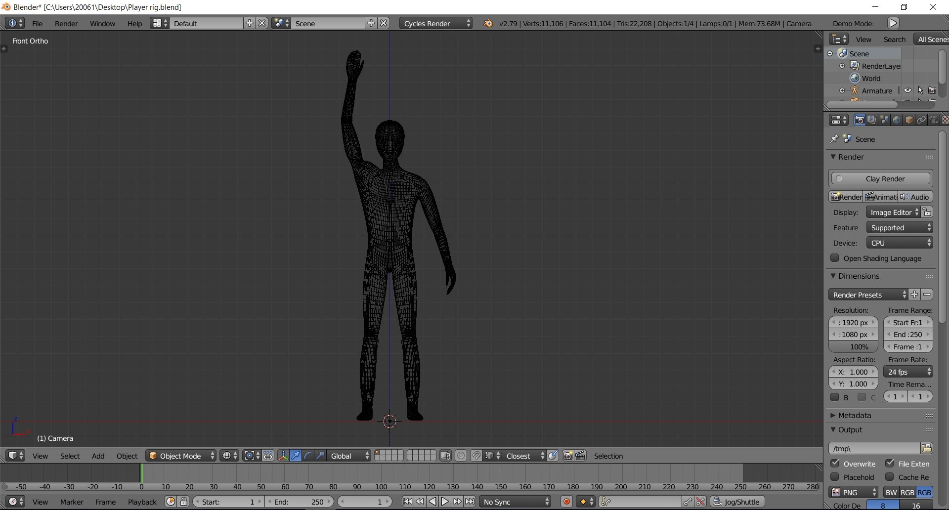 Basic blender rig model - TurboSquid 1431113