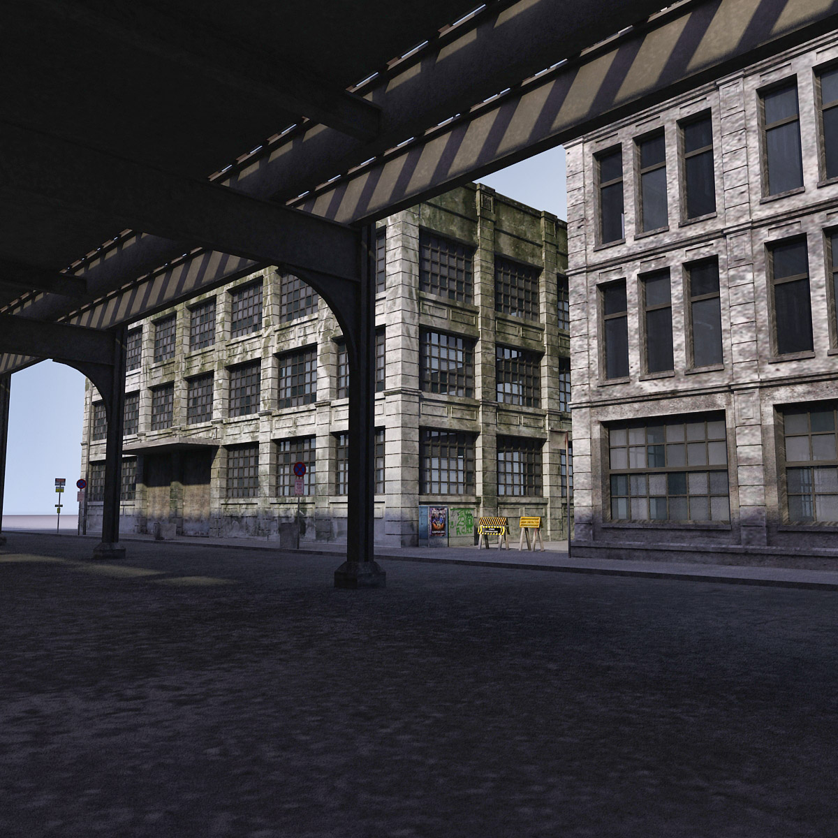 3d model street bronx