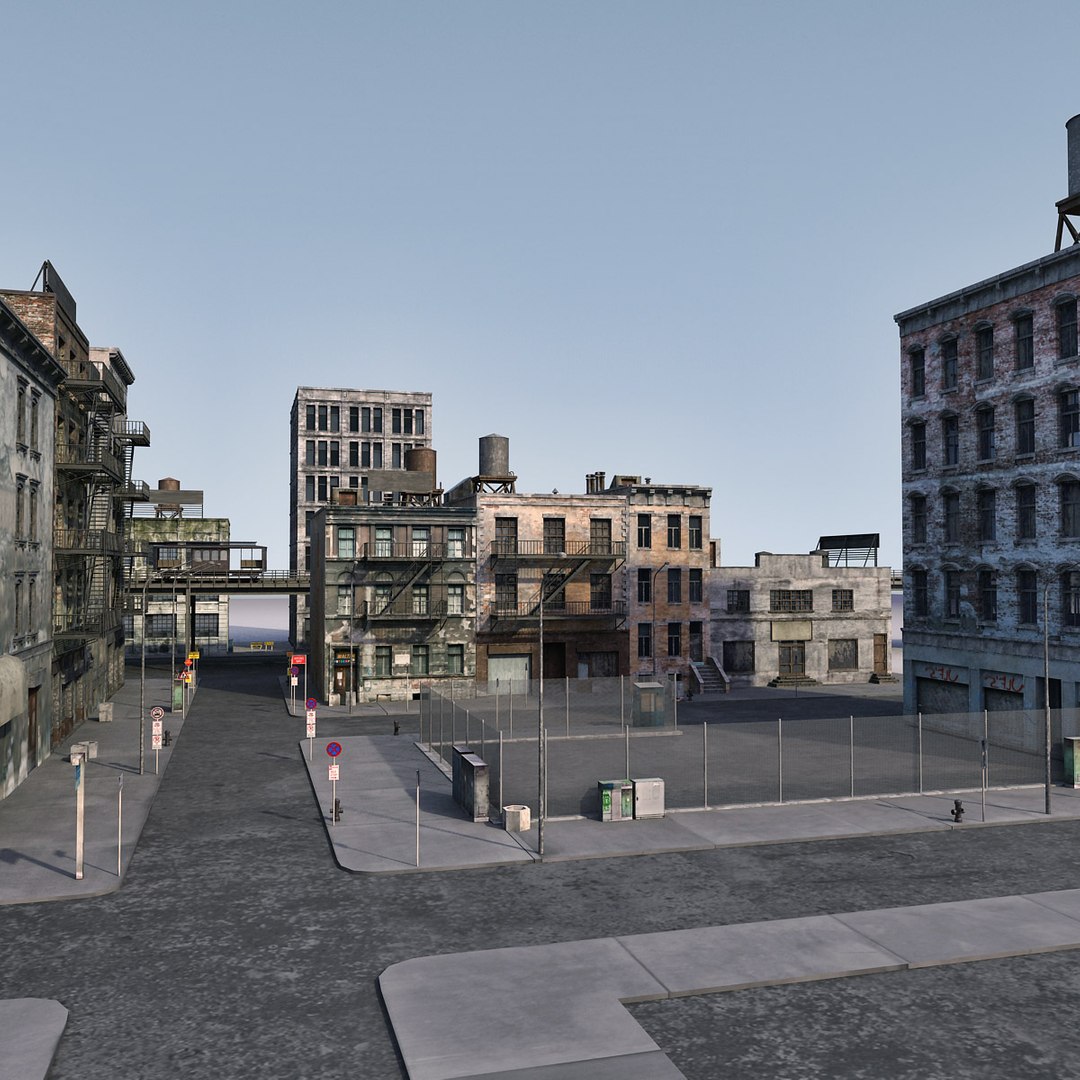 3d model street bronx