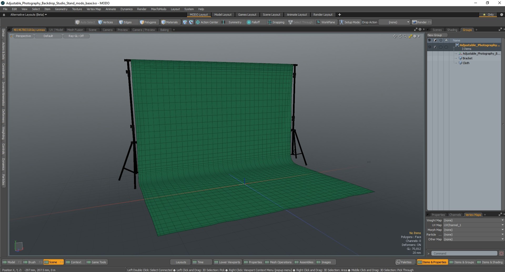 Adjustable Photography Backdrop Studio Stand 3D model - TurboSquid 2177985