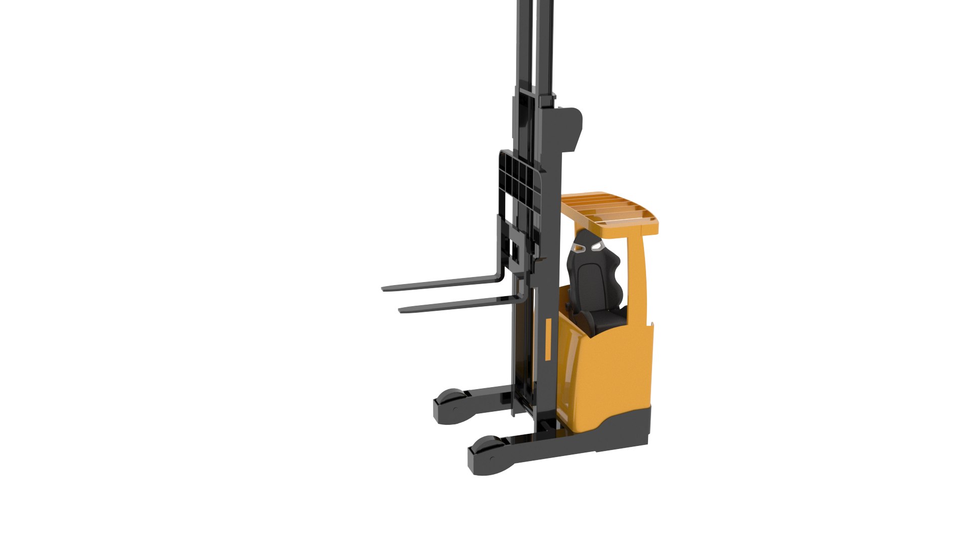 Reach Truck 3D Model Model - TurboSquid 1952361